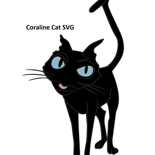 Cat SVG for Silhouette Cut Files Caroline Digital File PNG - Etsy