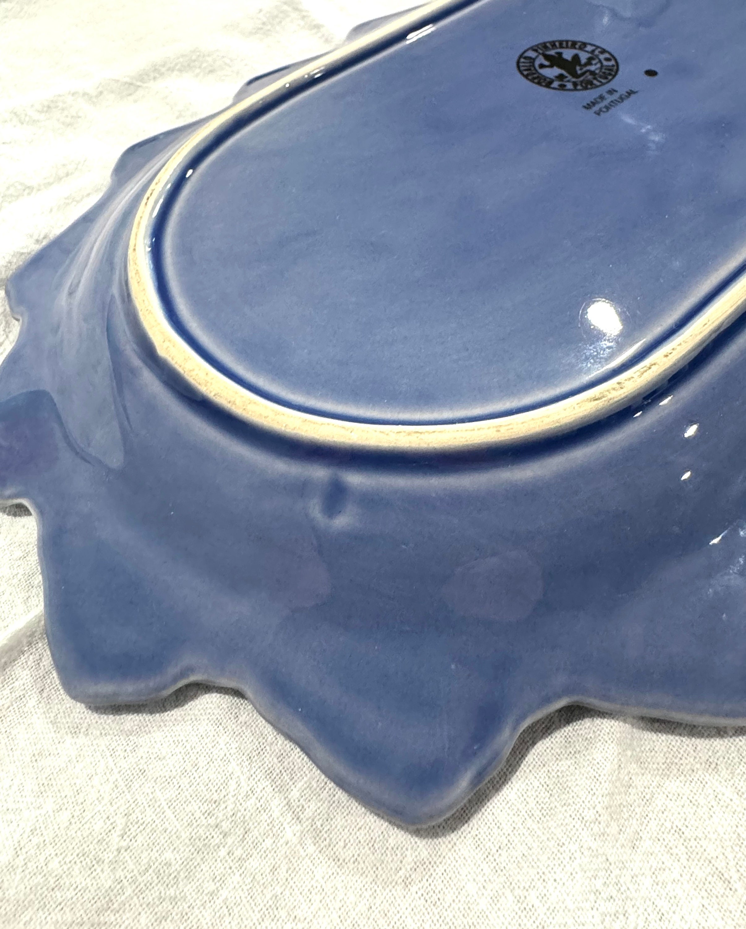 RARE Vintage Bordallo Pinheiro Bunny Platter French Blue - Etsy