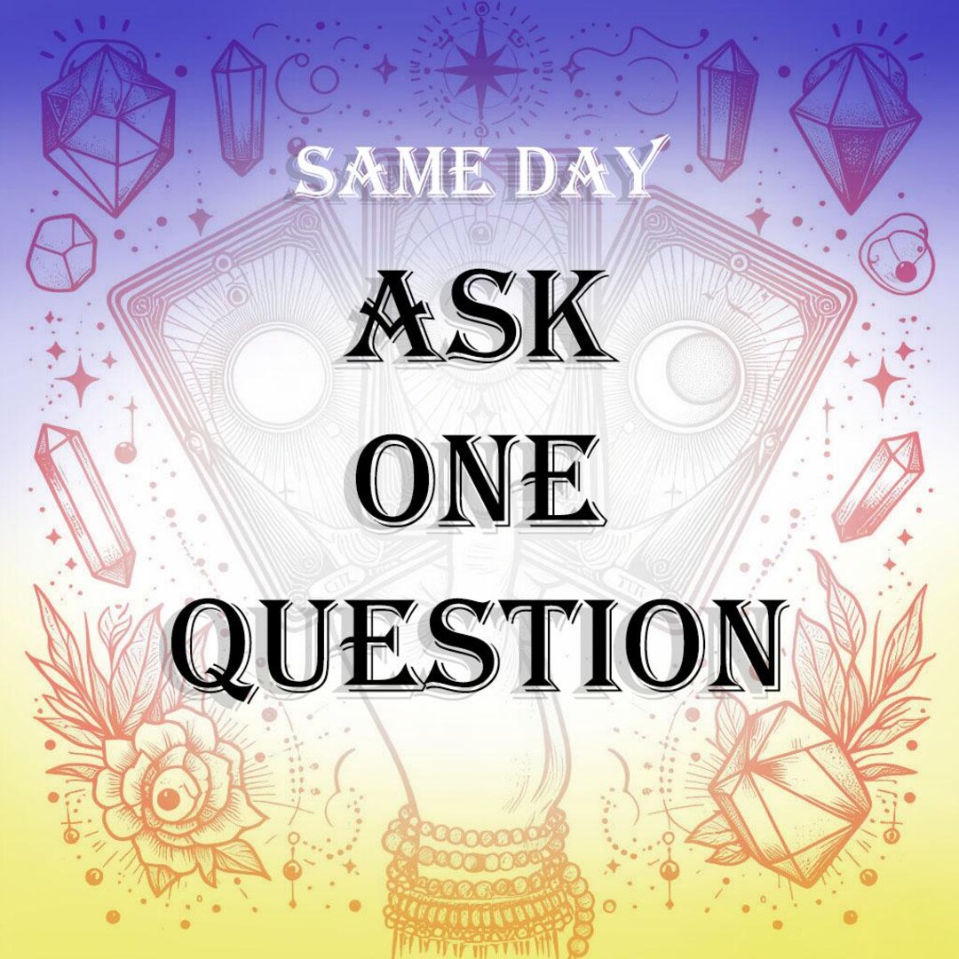 Personal Channeled Tarot Reading | Ask One Question, Same Day - Etsy