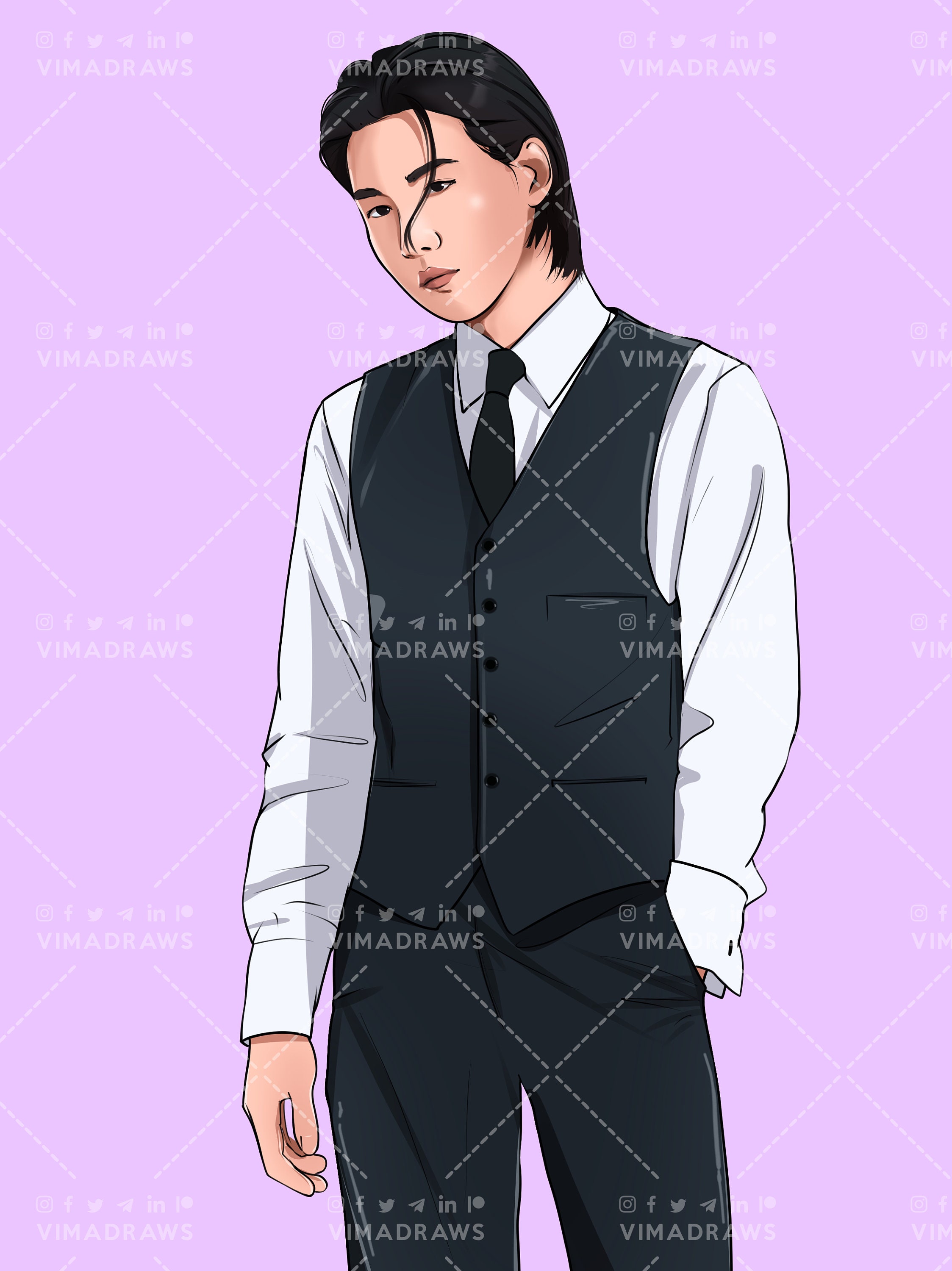 KPOP Singer Suga Inspired Kpop Art Sublimation Design 4 PNG ...