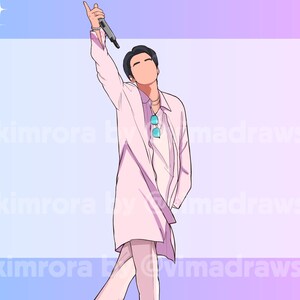 Kpop Korean Band BTS Sublimation Faceless BTS Designs | 7 PNG ...