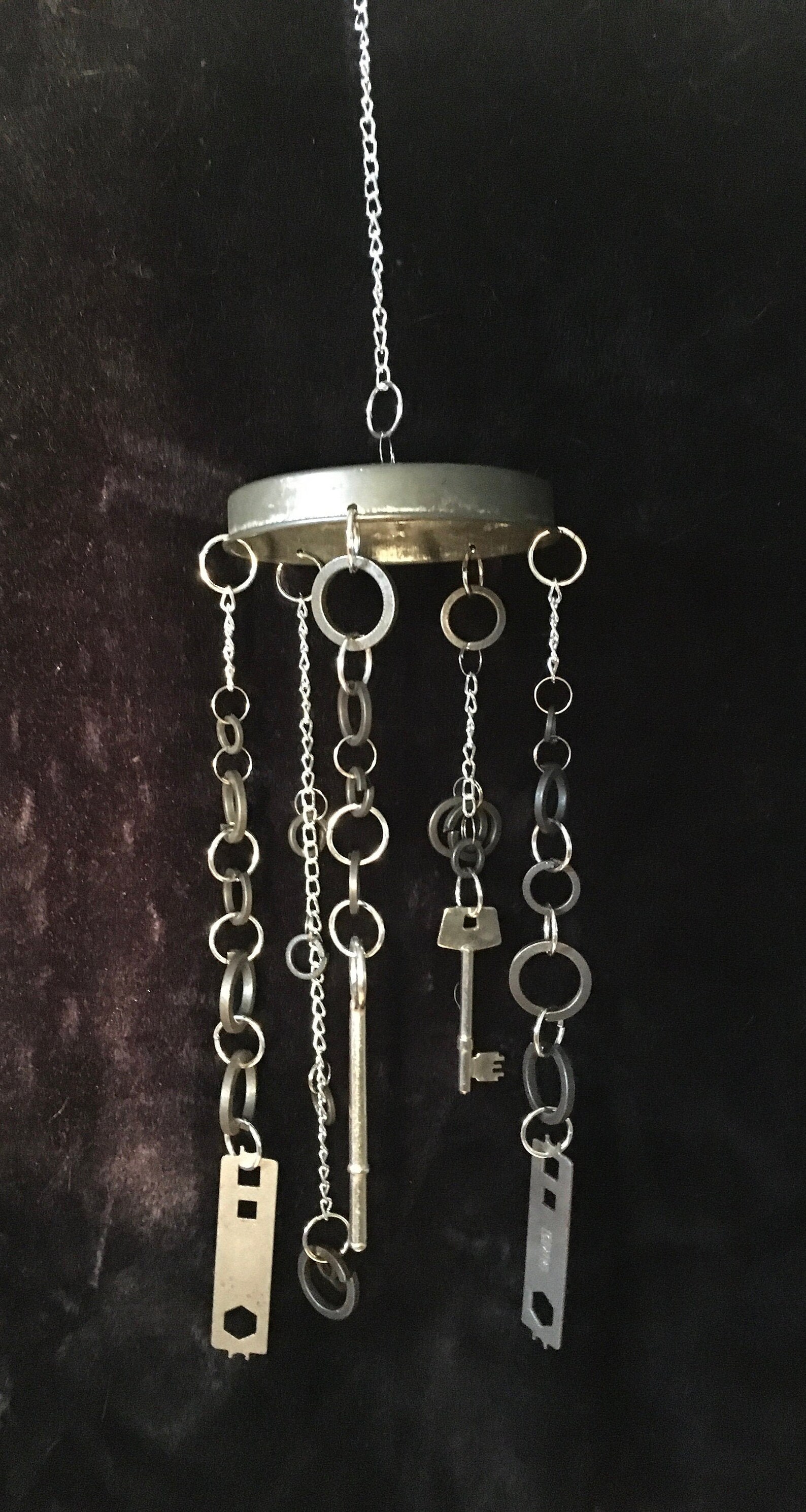 Unique Handmade Wind Chimes Upcycled Garden Art Garden - Etsy UK