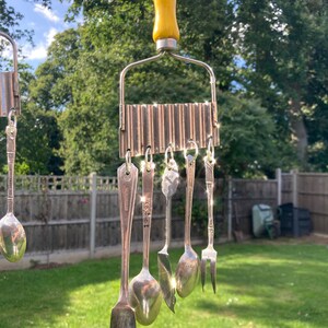 Unique Handmade Wind Chimes Upcycled Garden Art Garden - Etsy UK