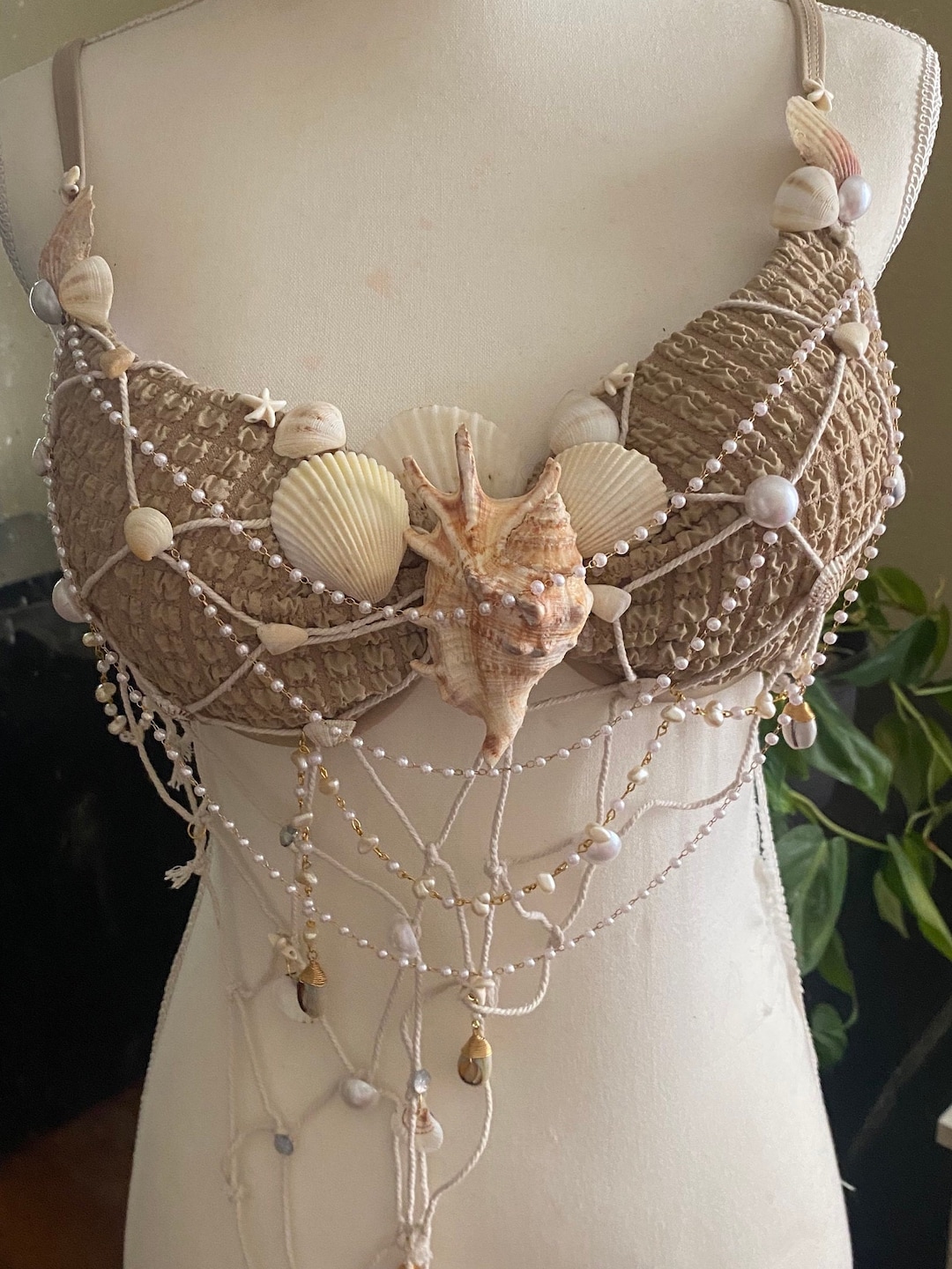 Mermaid Siren Beach Bralette Bra - Etsy