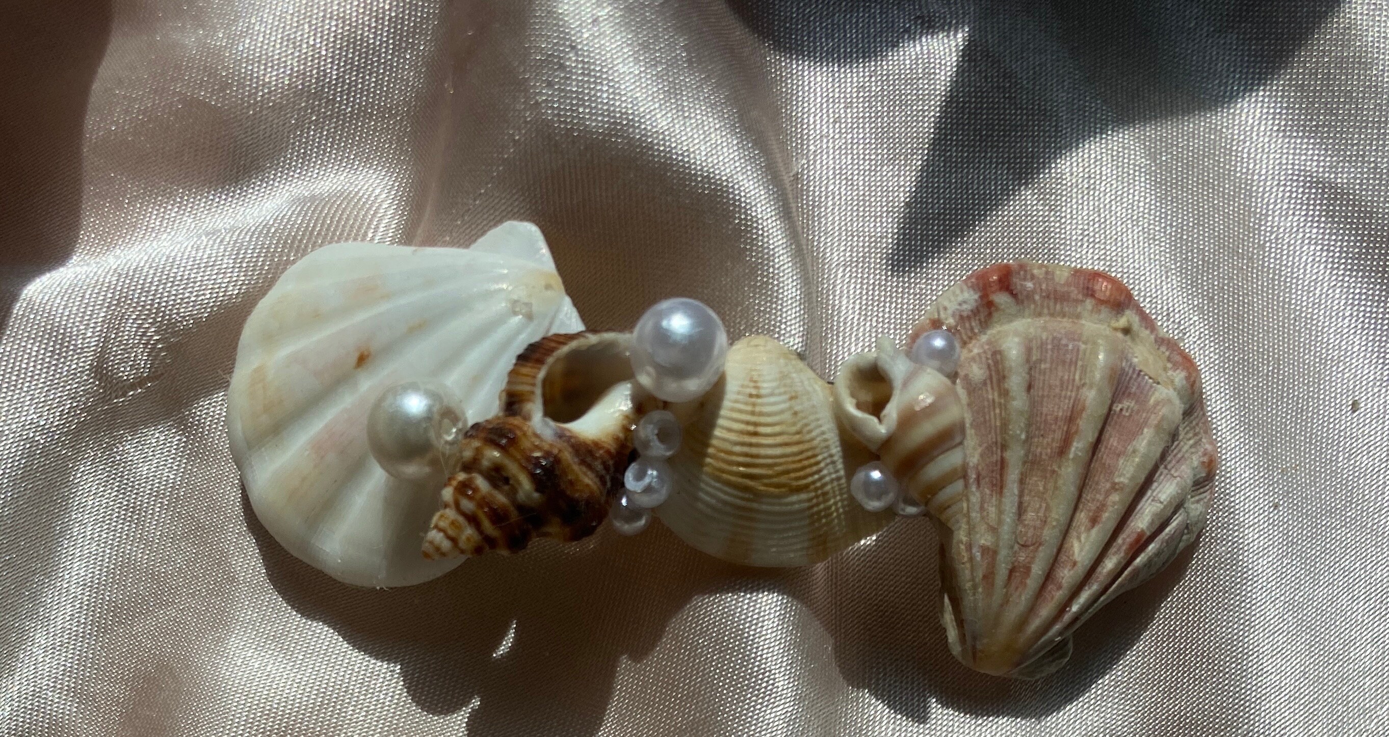 2pc Seashell Hair Pins - Etsy