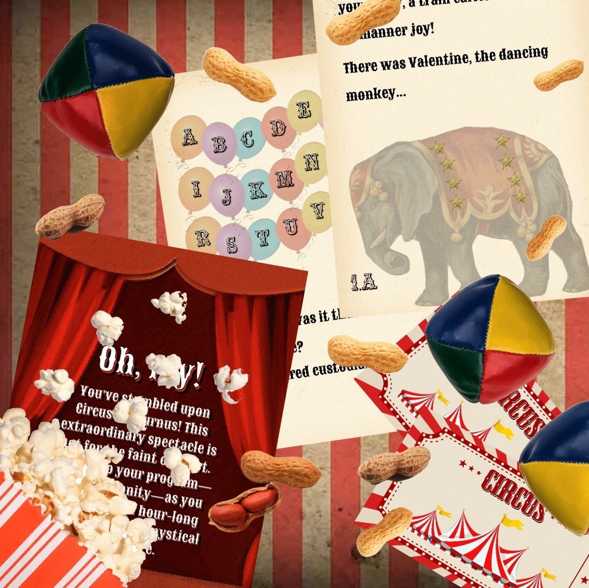 Circus Nocturnus - Printable Puzzle Escape Room Game - Etsy