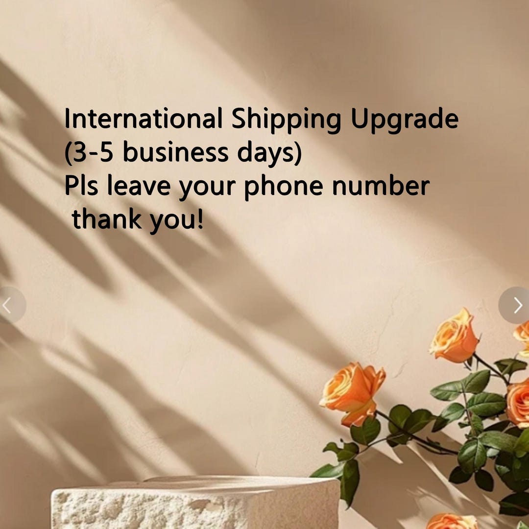 International Shipping Upgrade Only - Etsy
