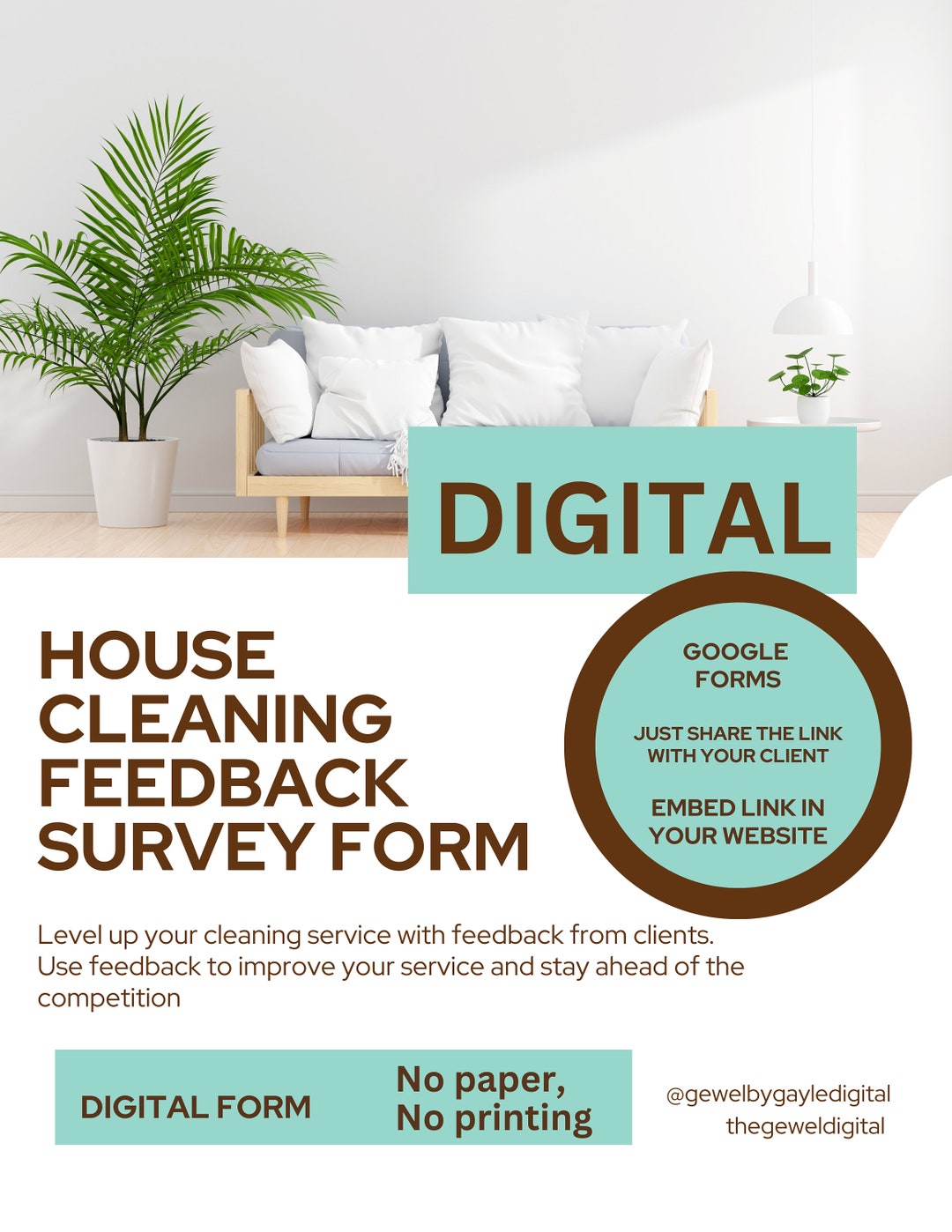 A CLEANING/SERVICES Feedback Survey - Form Google Forms Template ...