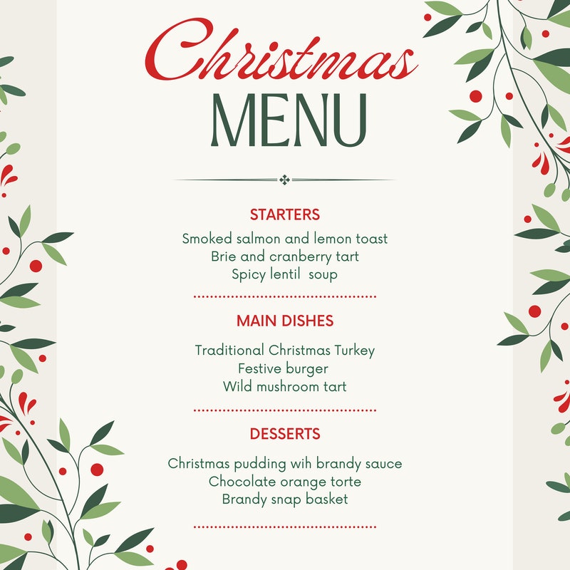 Forms Holiday Dinner - Etsy UK