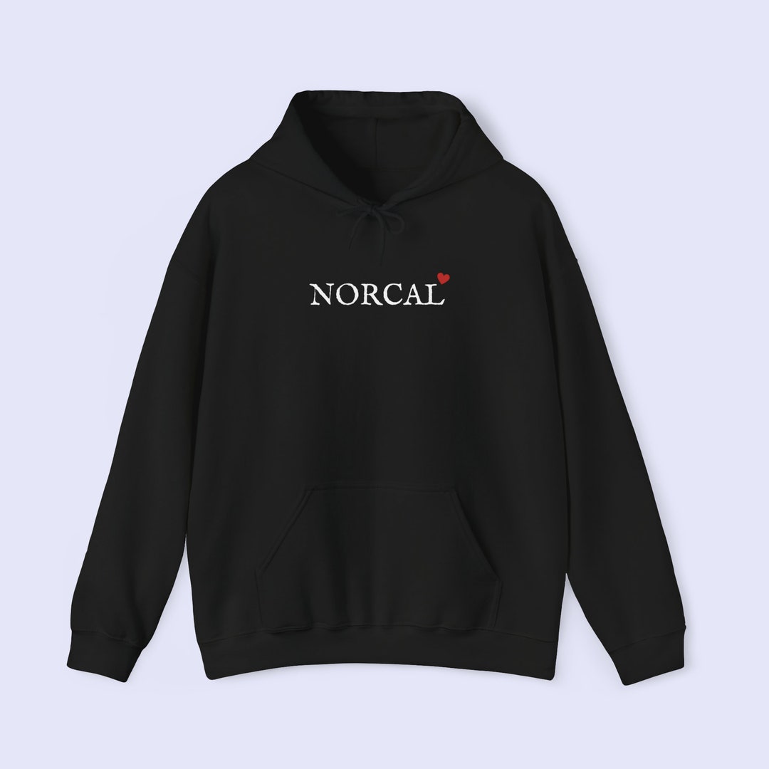 California Norcal Hoodie Graphic Hoodie Trendy Minimalist Aesthetic ...