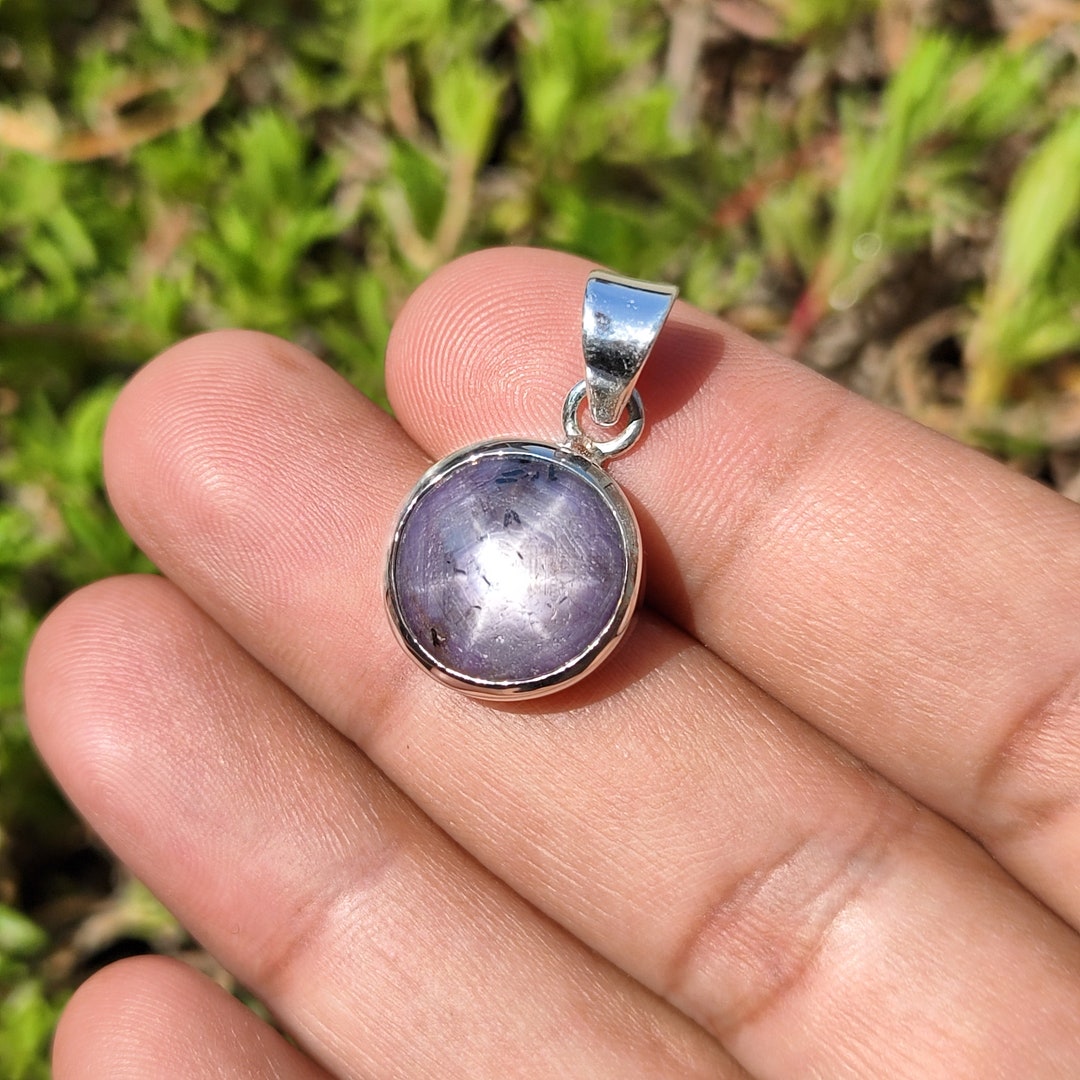 RUBY Star Ruby Pendant Natural Star Ruby Crystal Flashy Star Ruby Star ...