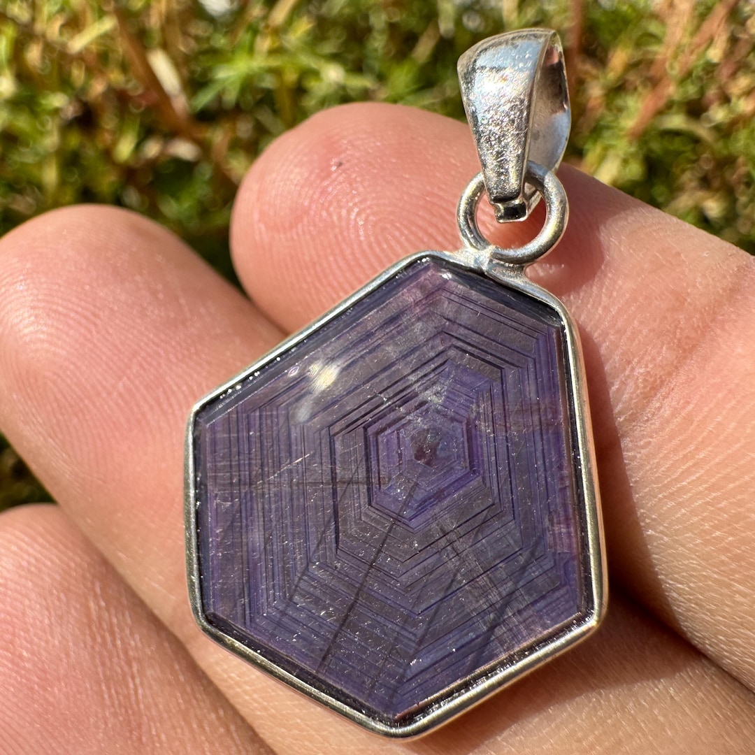 Trapiche Ruby - Star Ruby Pendant - Natural Star Ruby Crystal - Flashy ...