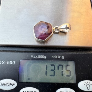 RUBY - Star Ruby Pendant - Natural Star Ruby Crystal - Flashy Star Ruby - Star Ruby - Corundum ...