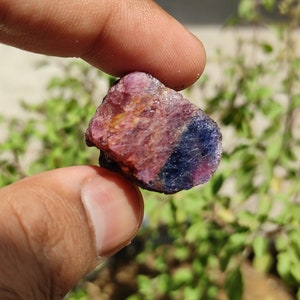 Corundum Sapphire rough crystal watermelon ruby sapphire | Etsy