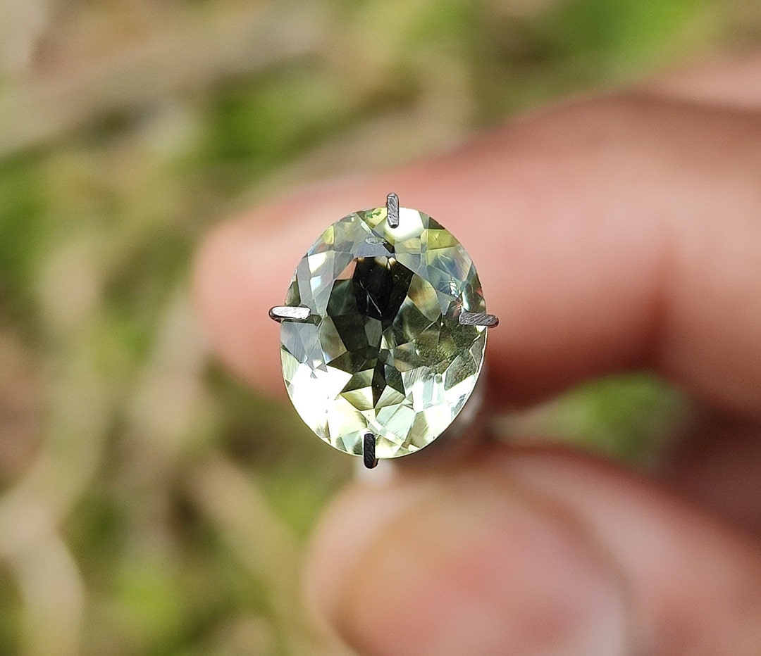 SILLIMANITE Faceted Crystal Fibrolite Bio Color Clean Sillimanite ...