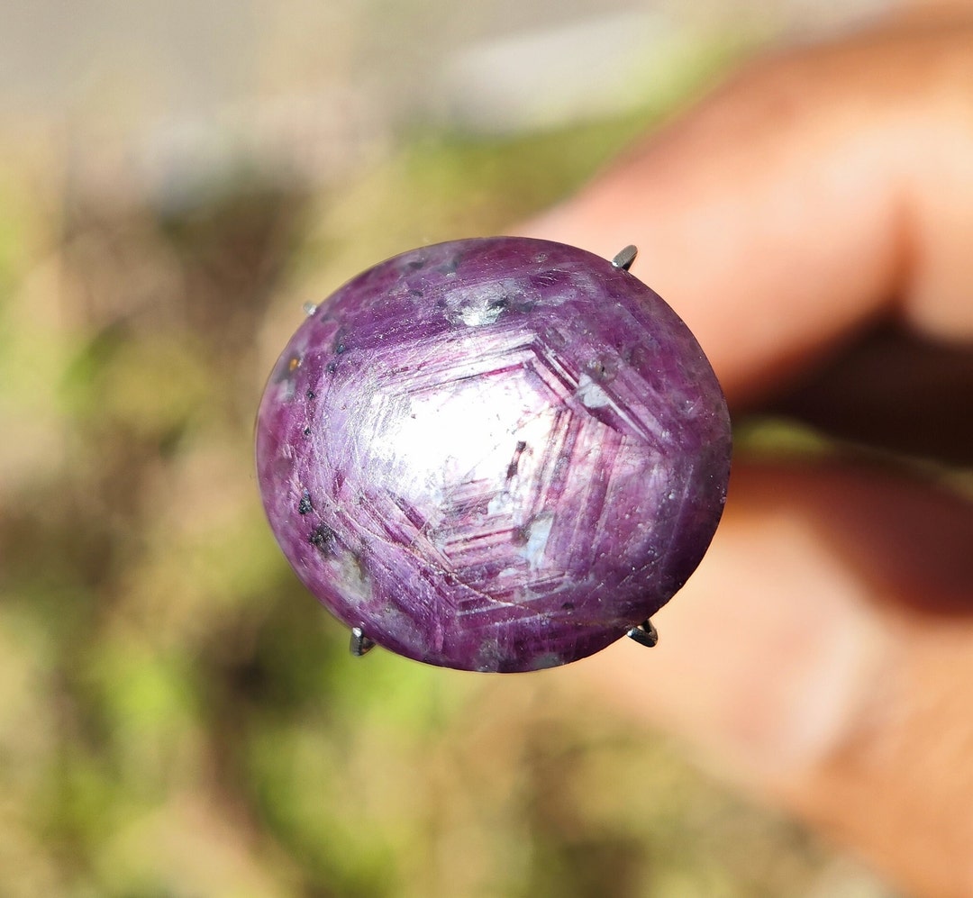 RUBY - Star Ruby Cabochon - Natural Star Ruby Crystal - Jewellery ...