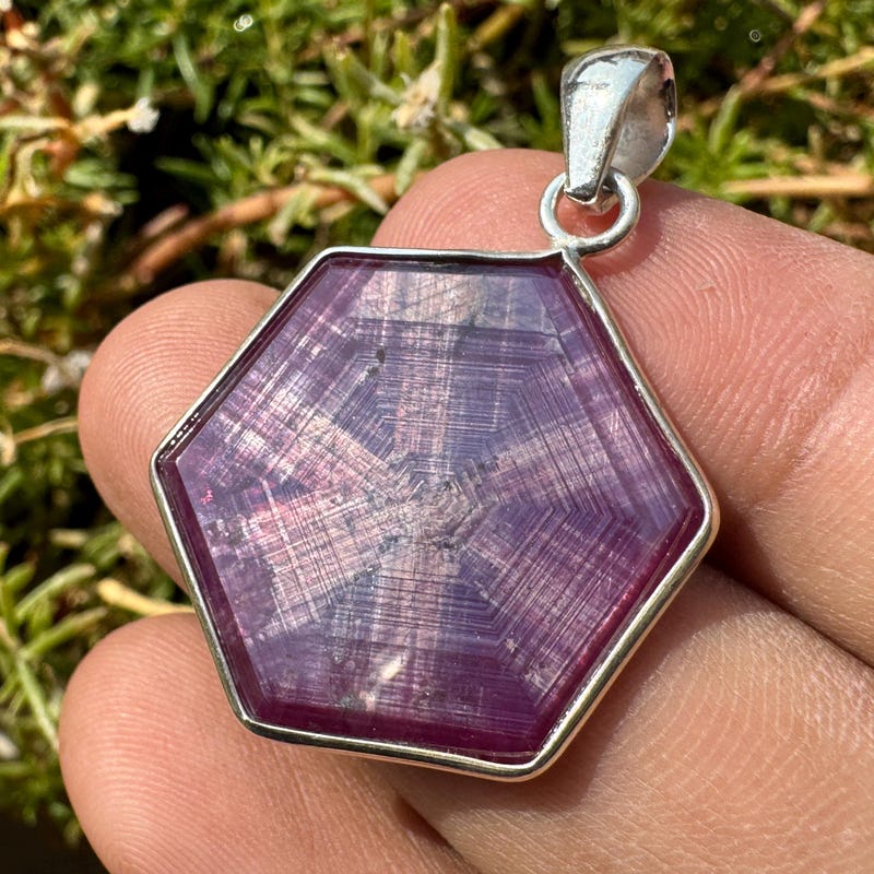 Ruby Pendant - Etsy