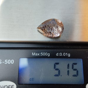 Covellite in SUPER SEVEN QUARTZ - Faceted - Gemstones, Jewelry Making ...