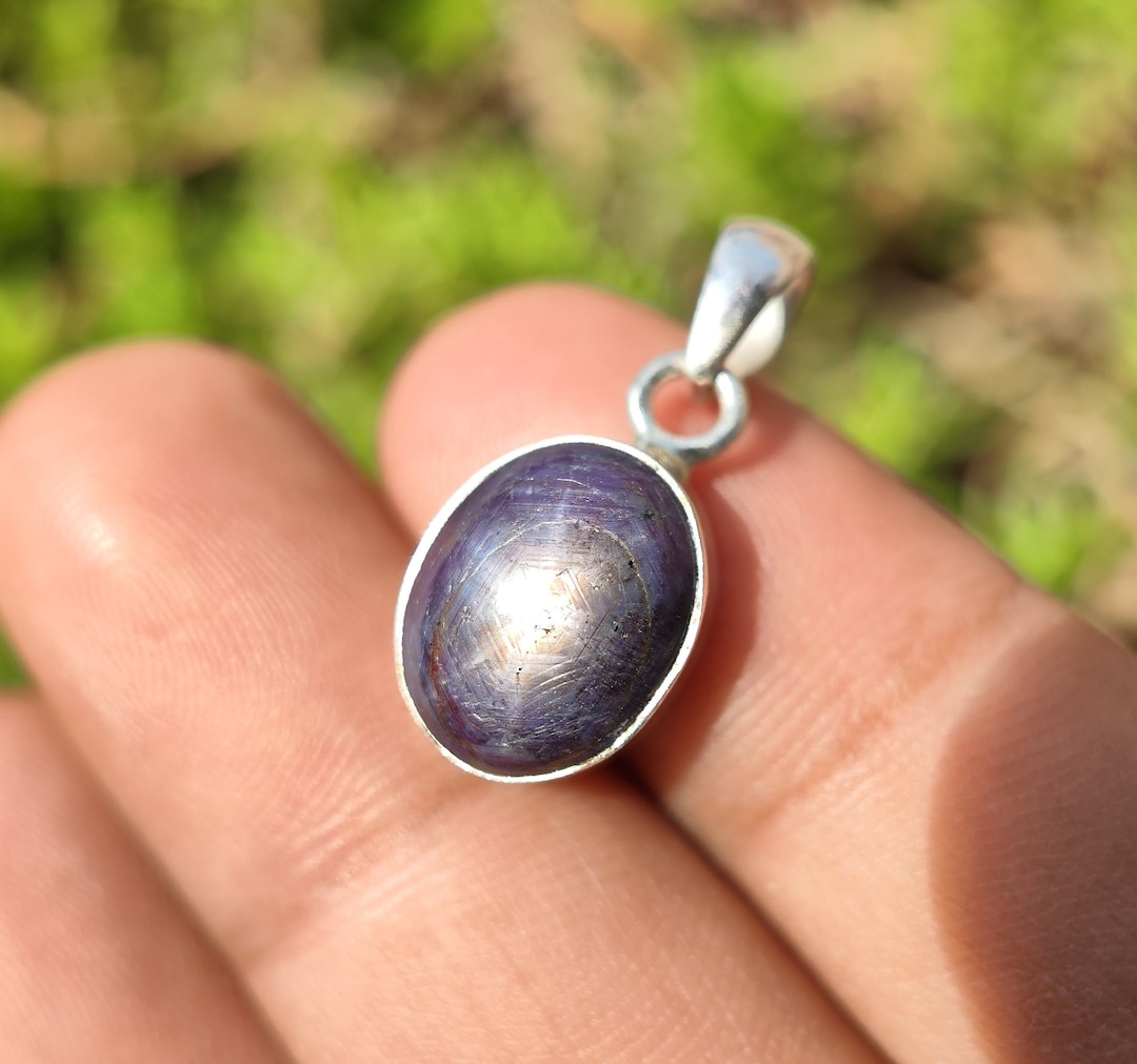 RUBY Star Ruby Pendant Natural Star Ruby Crystal Flashy Star Ruby Star ...