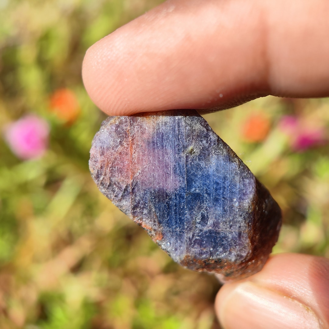 Corindon Saphir cristal brut saphir rubis pastèque brut - Etsy France