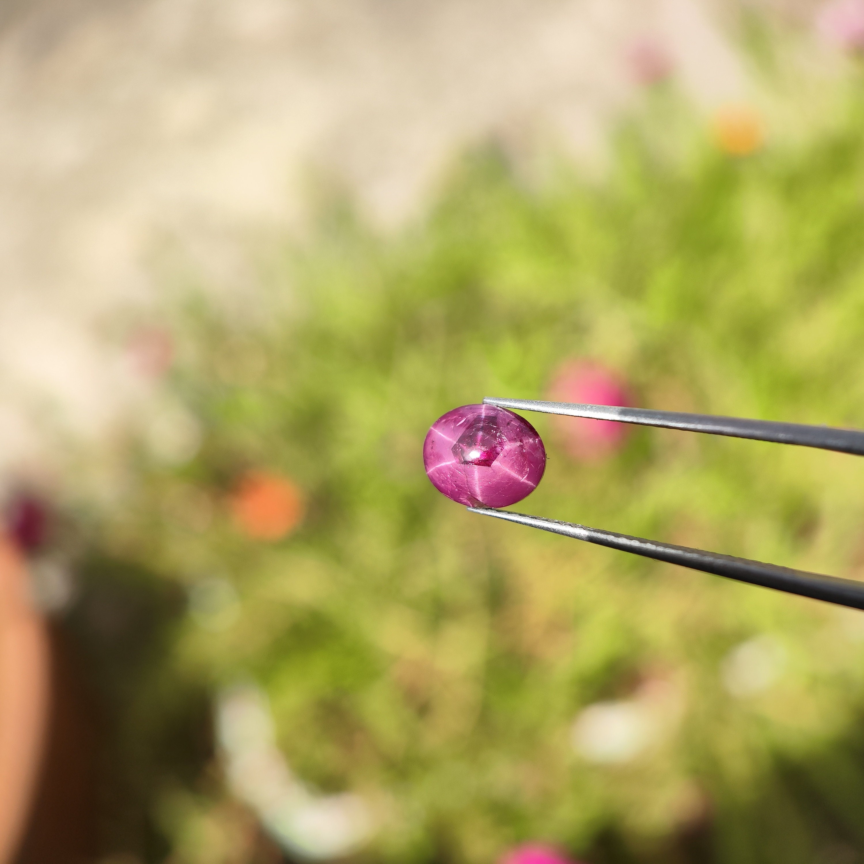 RUBY - Star Ruby Cabochon - Natural Star Ruby Crystal - Jewellery ...