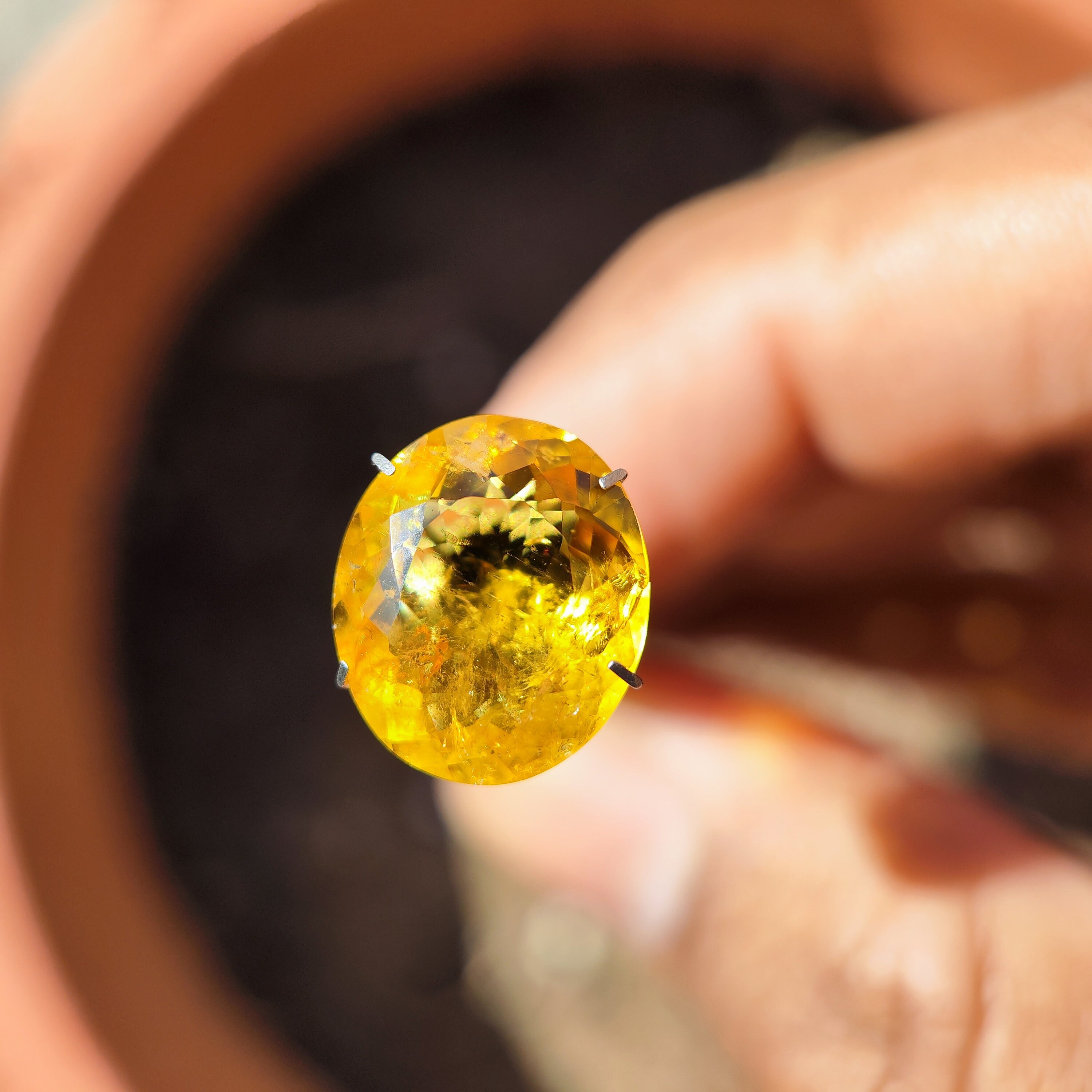 HELIODOR - Natural Yellow Aquamarine - Heliodor Crystal Cabochon ...