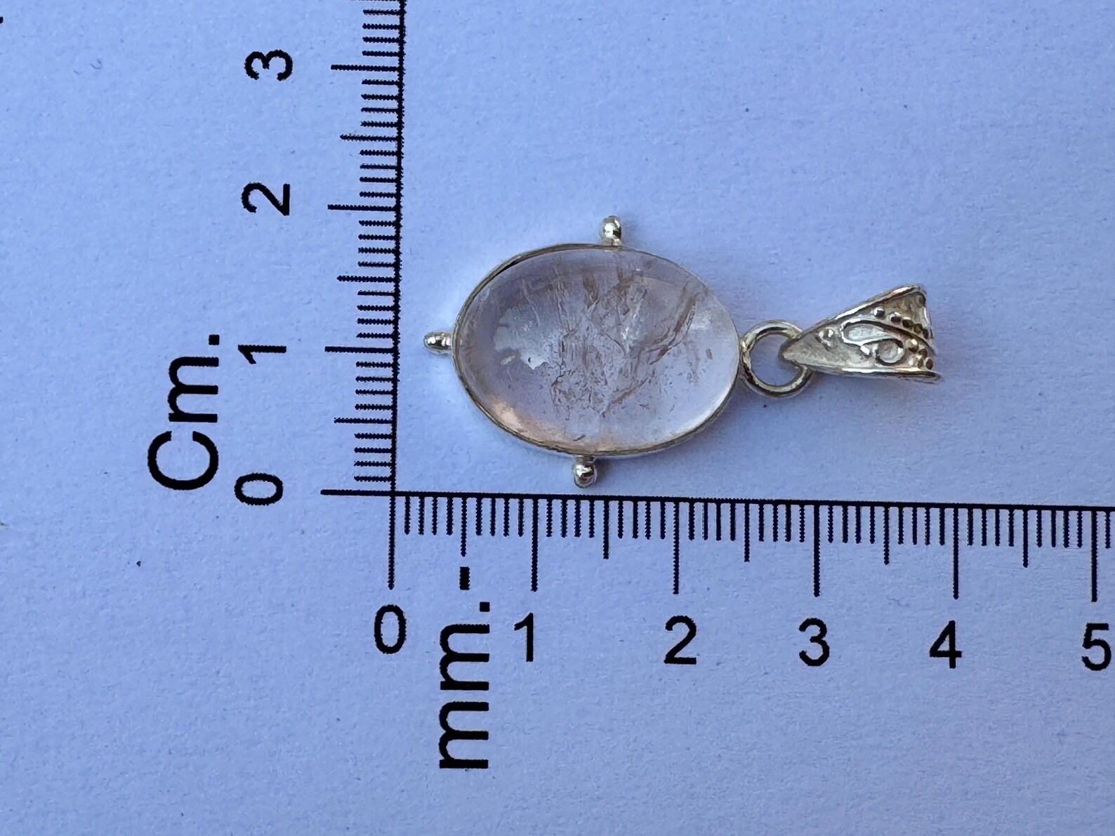 Morganite Pendant - Natural African Aura Morganite Crystal - Morganite ...