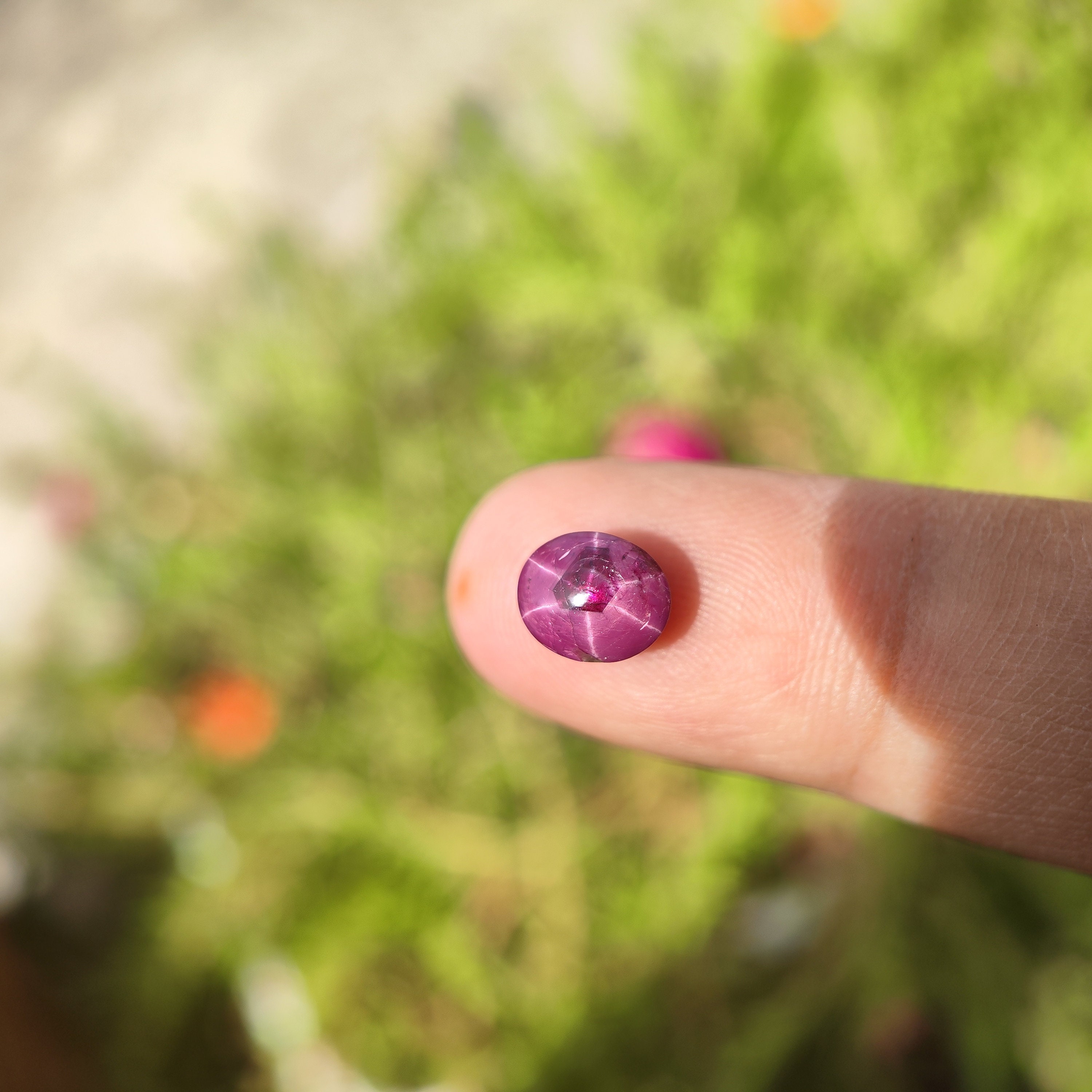 RUBY - Star Ruby Cabochon - Natural Star Ruby Crystal - Jewellery ...