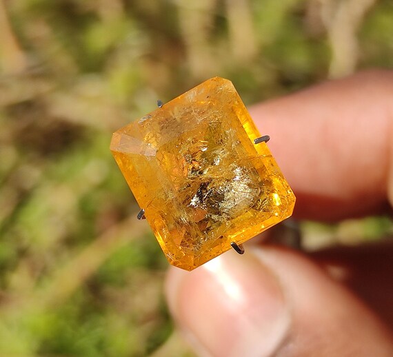 HELIODOR Natural Yellow Aquamarine Heliodor Crystal - Etsy