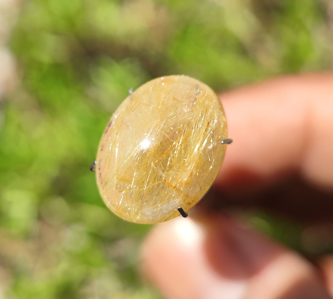 Golden Rutile Quartz Rutilated Quartz Golden Rutile Cabochon Pear Shape ...