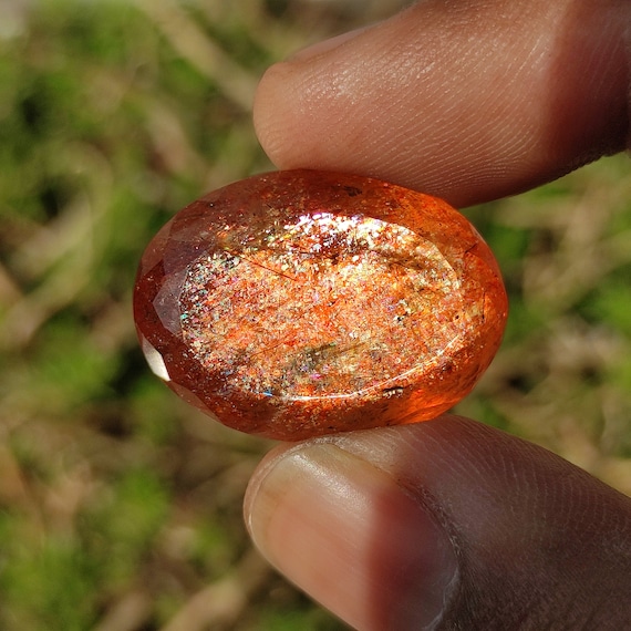 Confetti SUNSTONE Sunstone Crystal Sunstone Lattice | Etsy