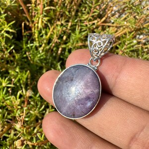 RUBY - Star Ruby Pendant - Natural Star Ruby Crystal - Flashy Star Ruby - Star Ruby - Corundum ...
