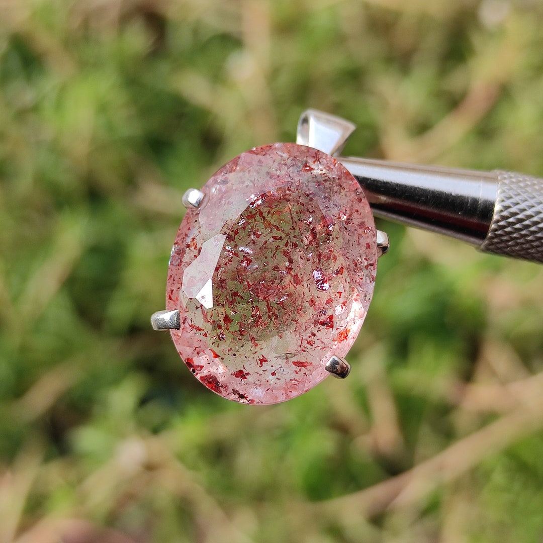 SUPER SEVEN QUARTZ Pendant - Faceted - Gemstones, Jewelry Making ...