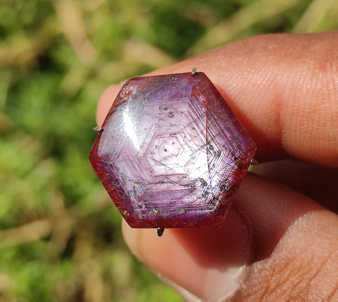 RUBY Star ruby cabochon natural star ruby crystal jewellery making ...