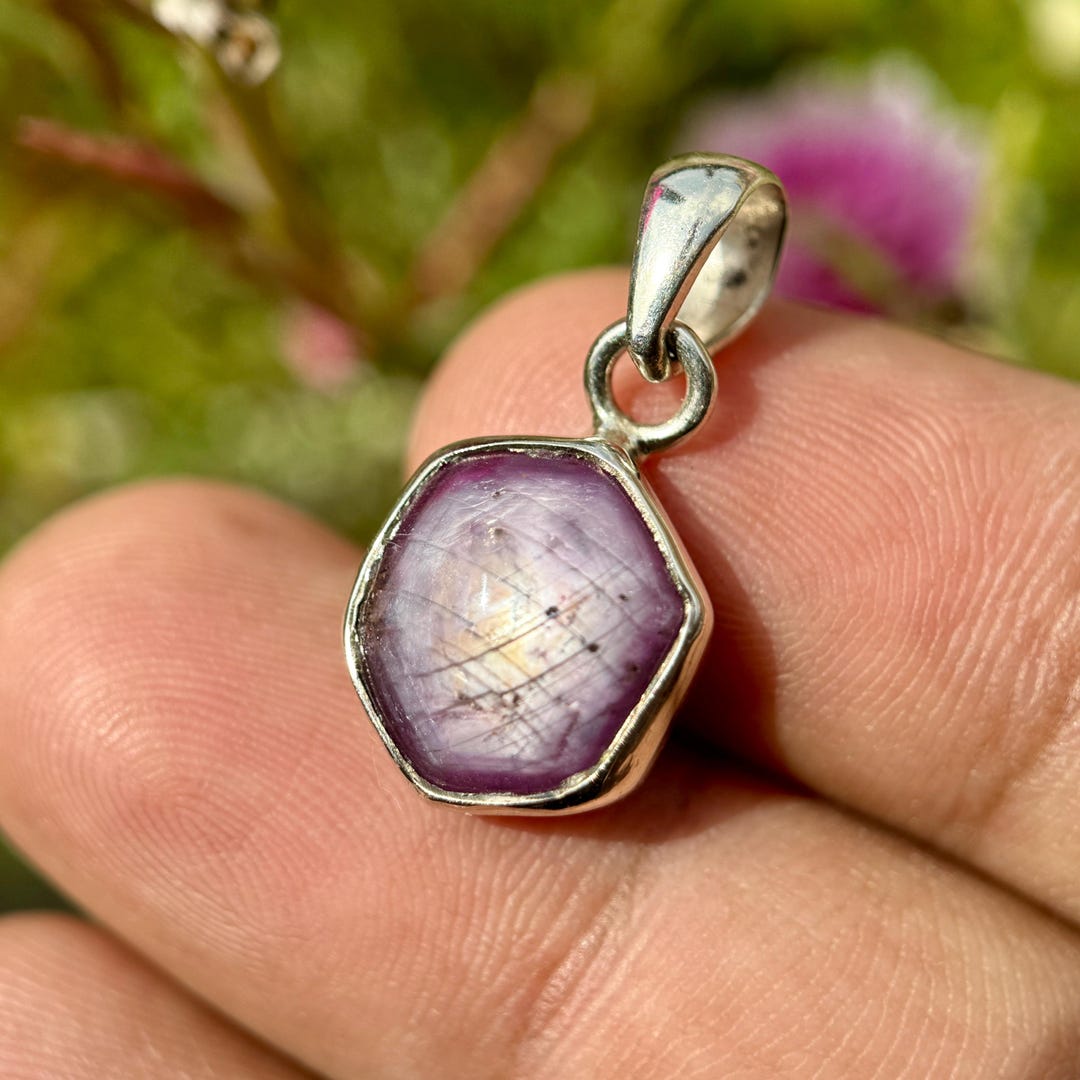 RUBY - Star Ruby Pendant - Natural Star Ruby Crystal - Flashy Star Ruby ...
