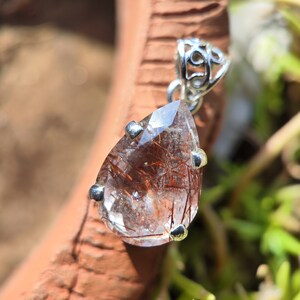 Quartz With Sagenitic Red Rutile From Brazil. Sagenite Rutile is the ...