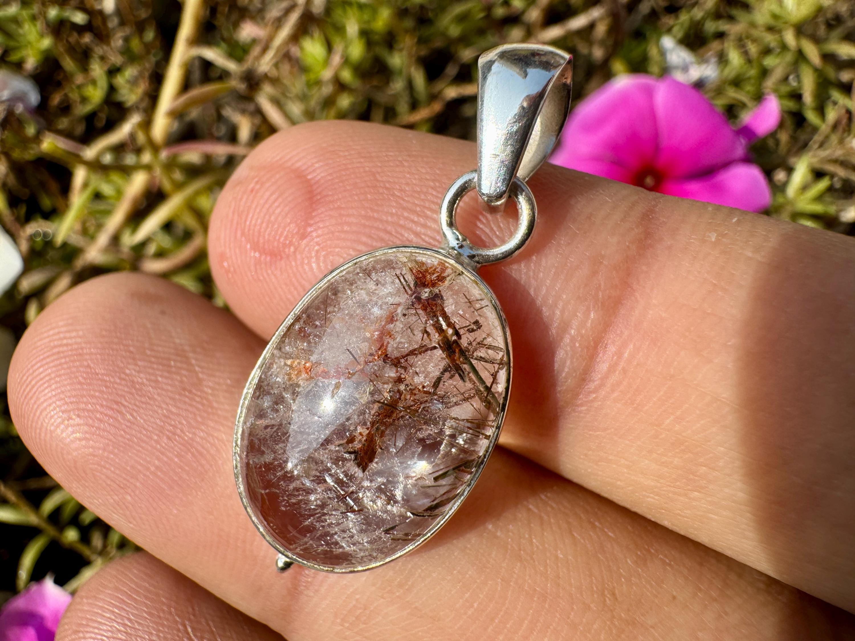 Quartz With Sagenitic Red Rutile From Brazil. Sagenite Rutile is the ...