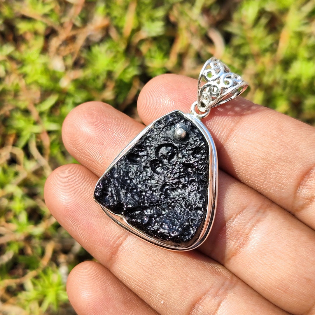 BILLITONITE Pendant | Billitonite Jewelry | Billitonite Necklace ...