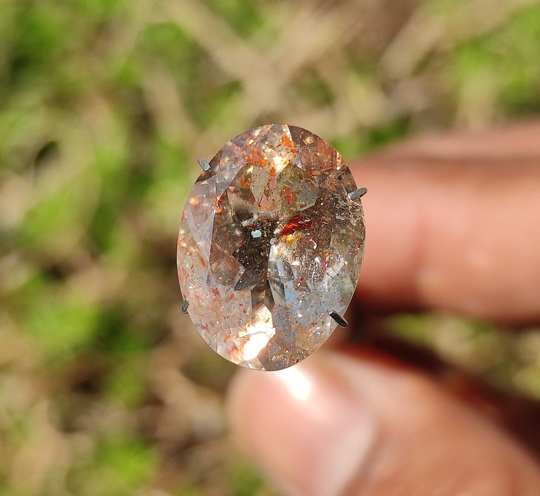 Confetti SUNSTONE Sunstone Crystal Sunstone Lattice - Etsy