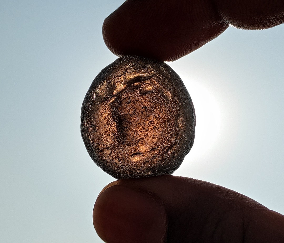 COLOMBIANITE - Cintamani Stone - Pseudotektite Raw Crystal - Oval ...