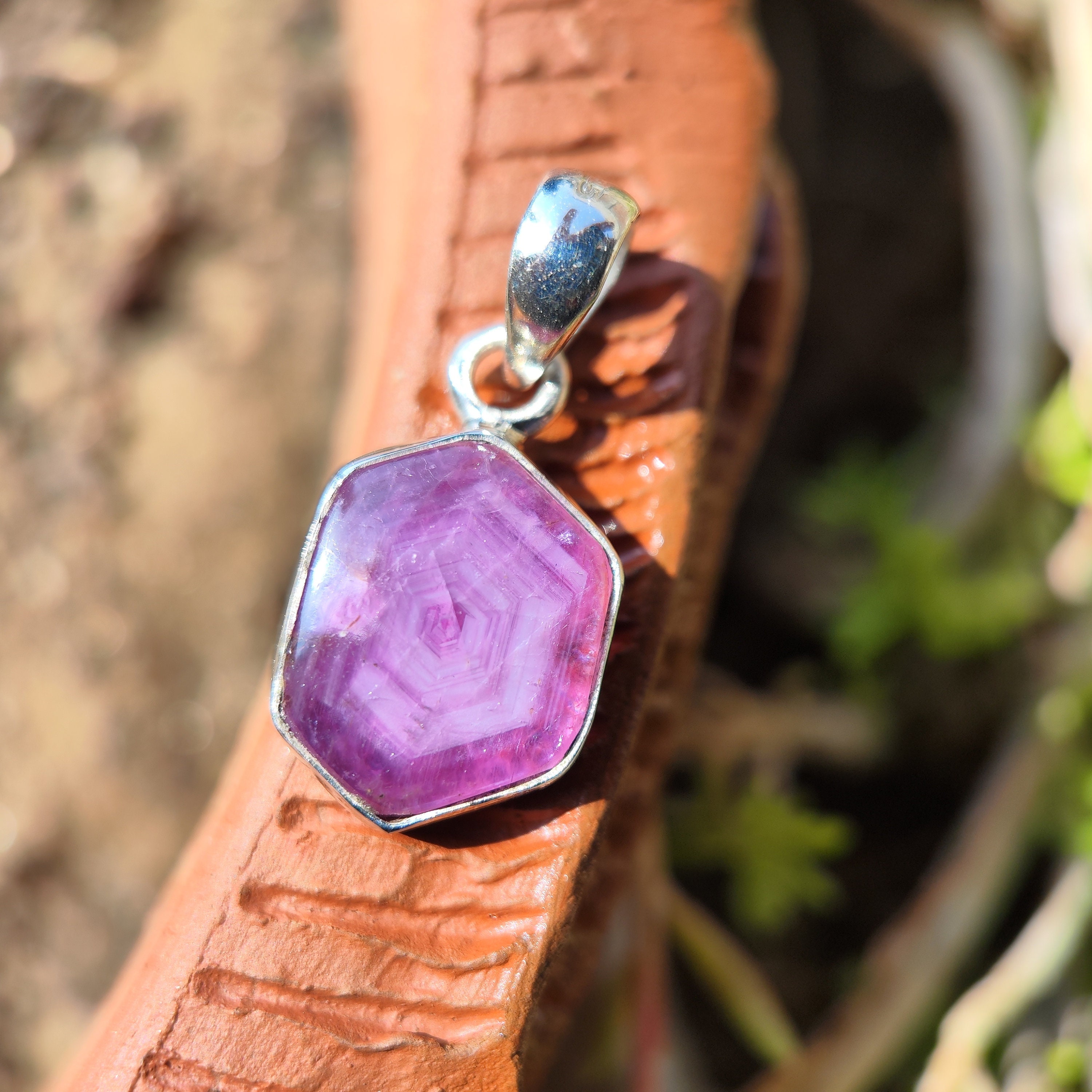 RUBY Star Ruby Pendant Natural Star Ruby Crystal Flashy - Etsy