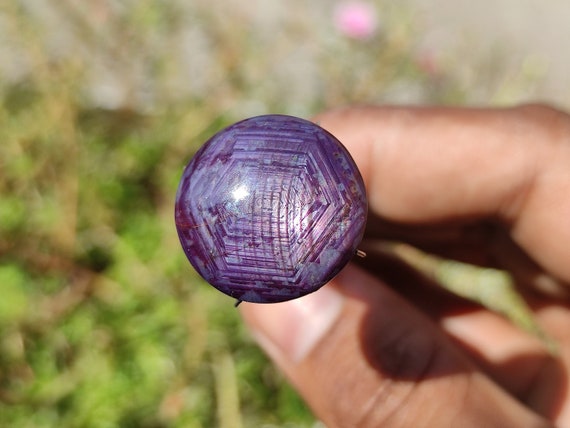 RUBY Star Ruby Cabochon Natural Star Ruby Crystal - Etsy