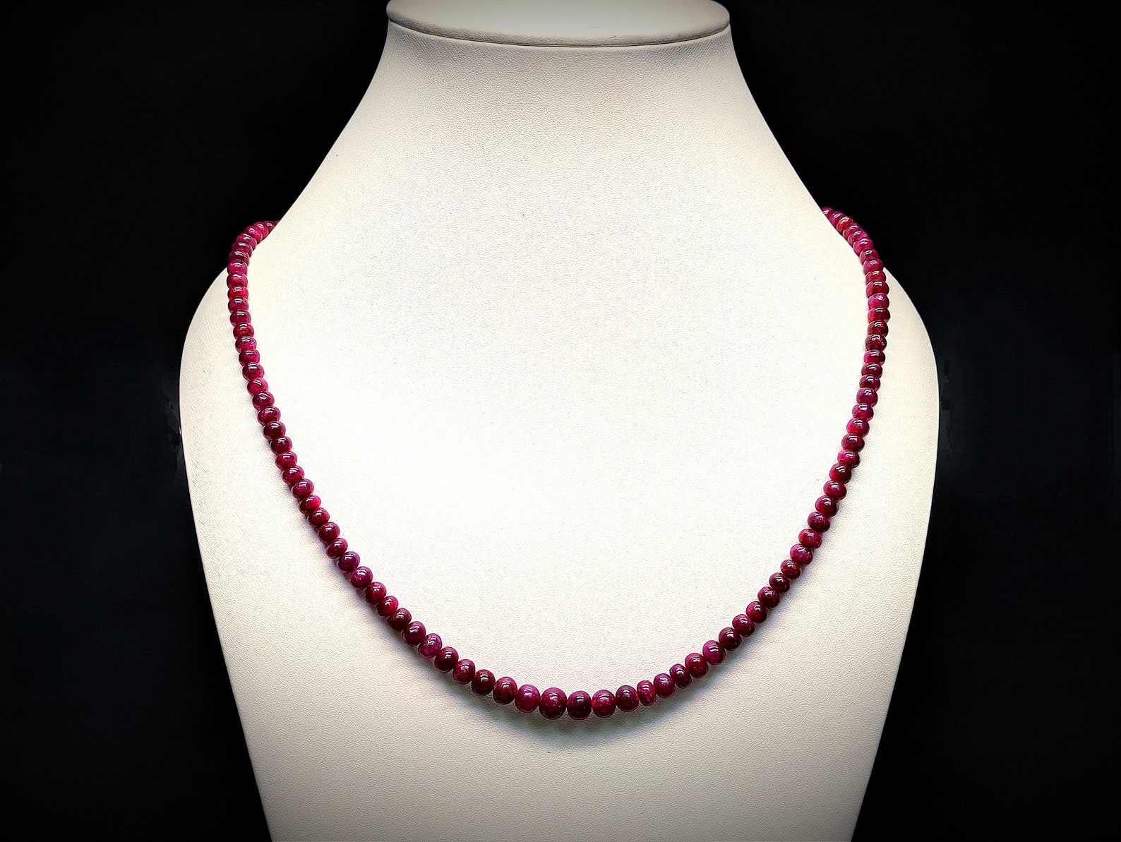RUBY Necklace Ruby Beads Ruby Beads Natural Ruby - Etsy