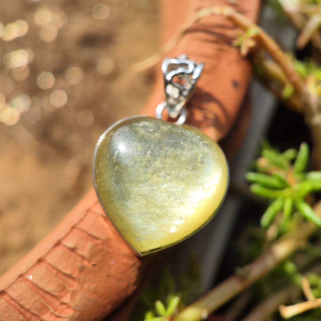 Muscovite Crystal Pendant - Muscovite Pendant in Sterling Silver ...