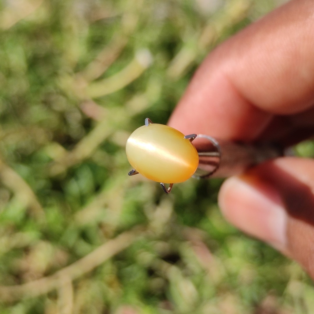 OPAL Cats Eye - African Opal Cabochon Cat's Eye - Etiopian Opal Cat ...