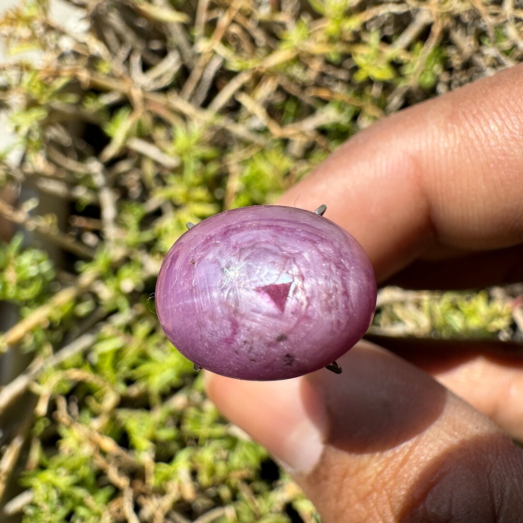 RUBY Star Ruby Cabochon Natural Star Ruby Crystal Jewellery Making ...