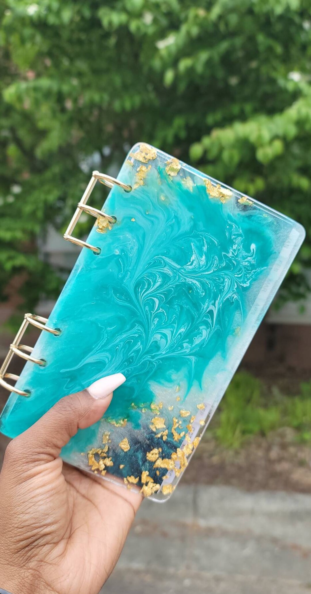 Custom Resin Notebook, Resin Notebook Journal, Epoxy Resin Notebook - Etsy