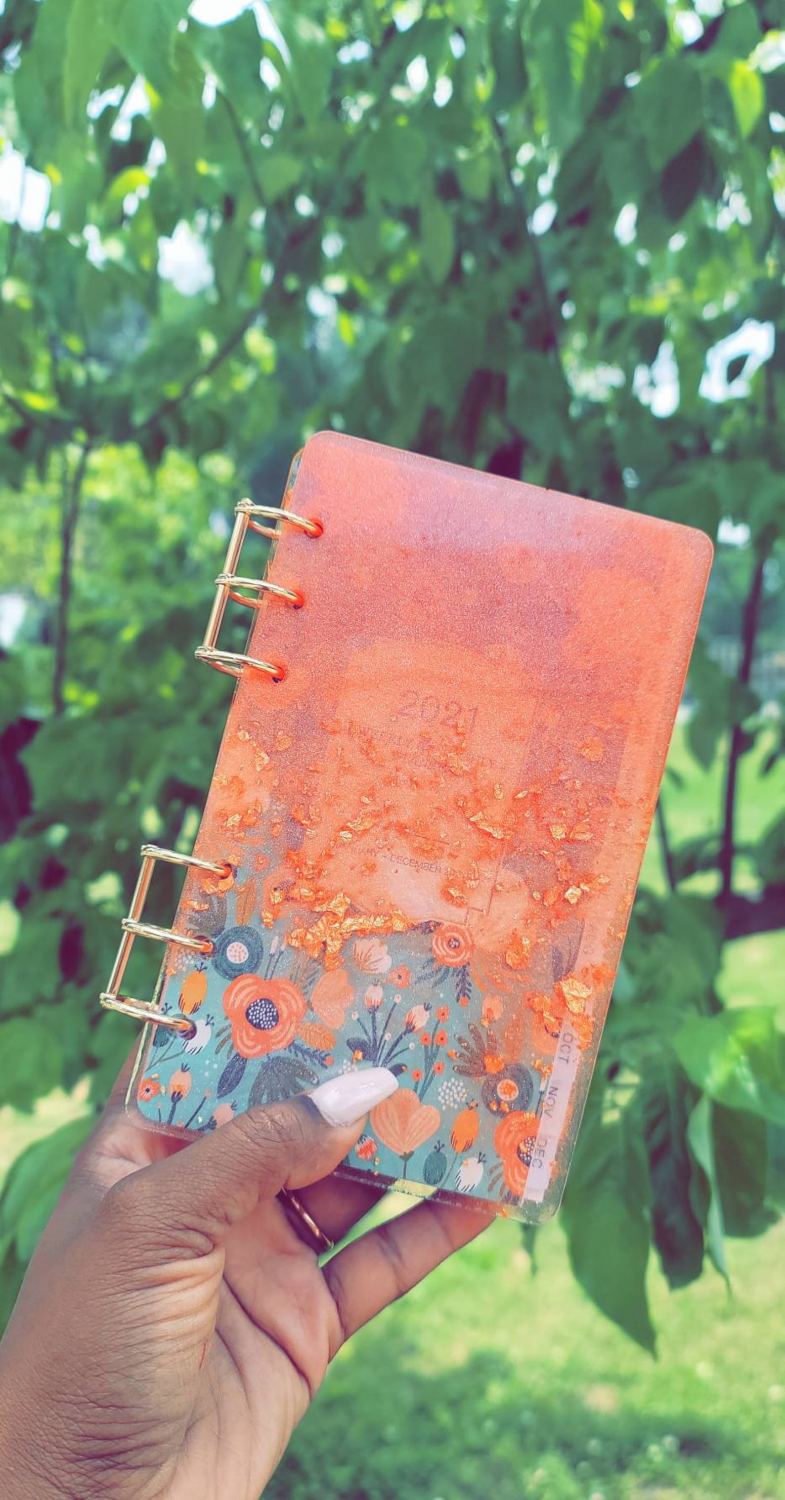 Custom Resin Notebook, Resin Notebook Journal, Epoxy Resin Notebook - Etsy