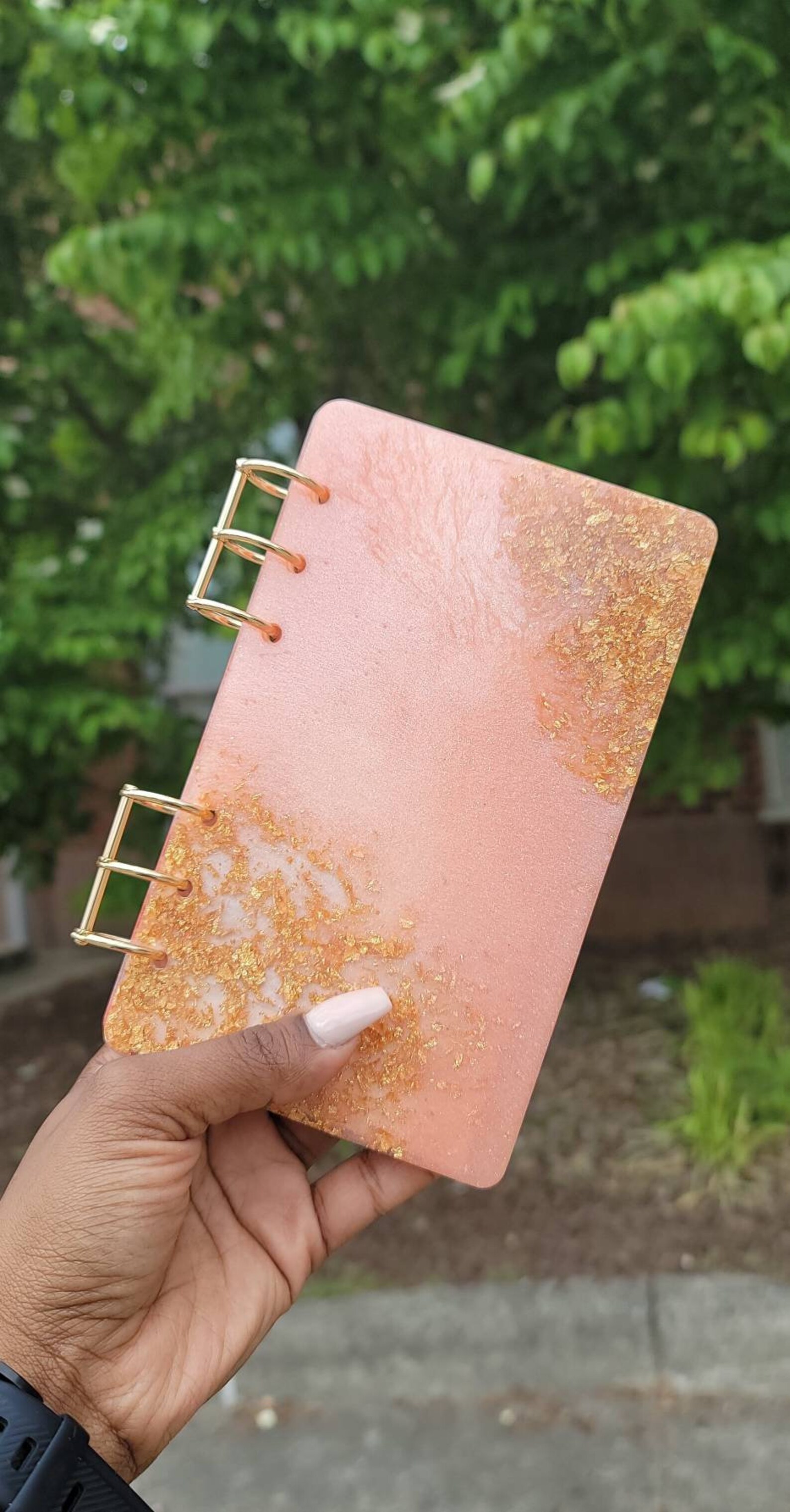 Custom Resin Notebook, Resin Notebook Journal, Epoxy Resin Notebook - Etsy