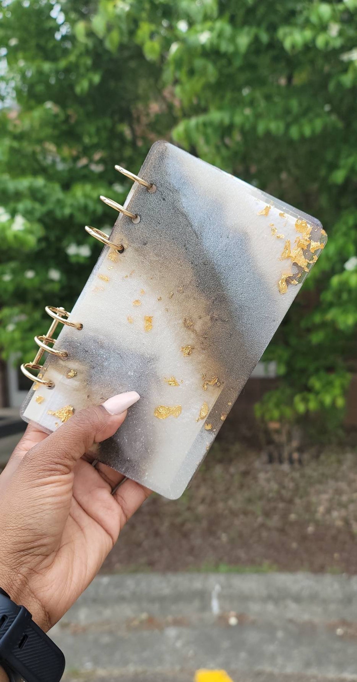 Custom Resin Notebook, Resin Notebook Journal, Epoxy Resin Notebook - Etsy